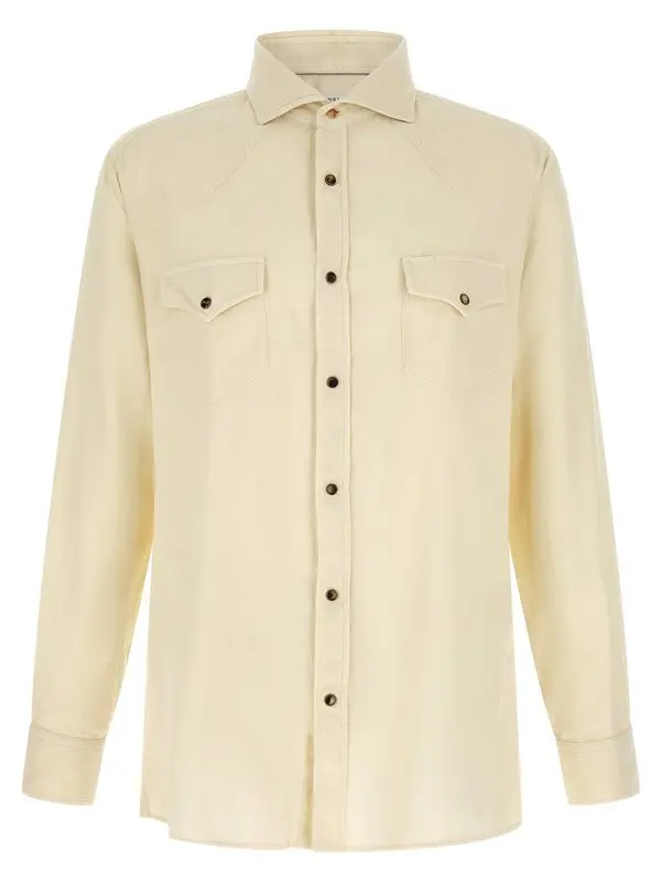 Brunello Cucinelli Western Velvet Shirt