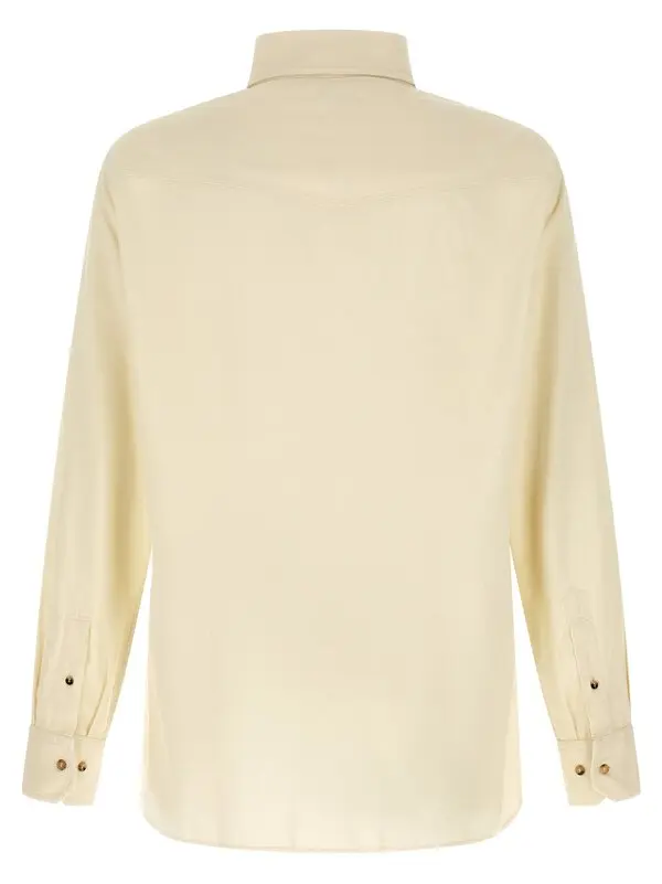 Brunello Cucinelli Western Velvet Shirt