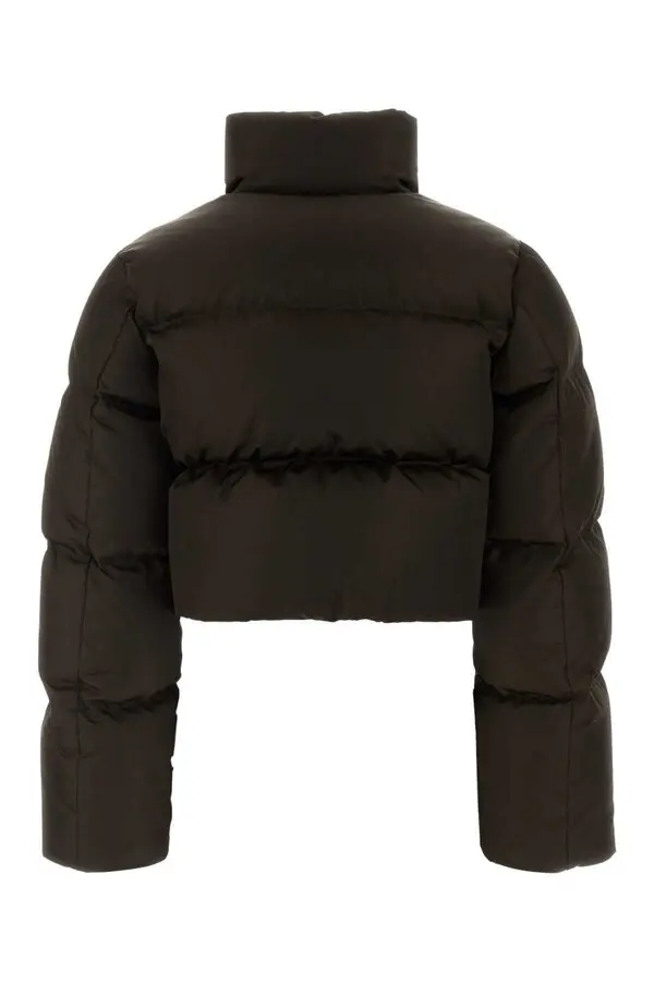 Prada Re-nylon Down Vest - Brown