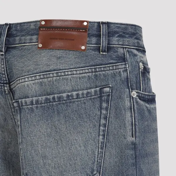 Dries Van Noten Straight Leg Denim Jeans