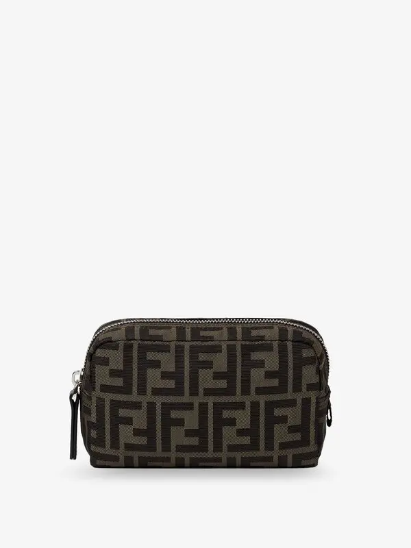 Fendi Ff Technical Fabric Clutch Bag