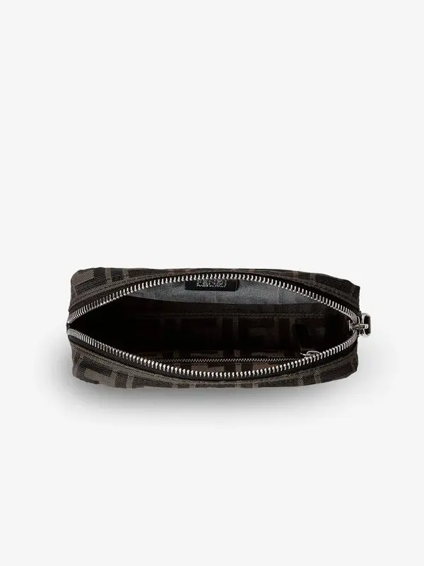 Fendi Ff Technical Fabric Clutch Bag