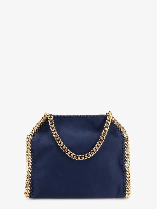 Stella McCartney Falabella Mini Velvet Crossbody Bag - Blue