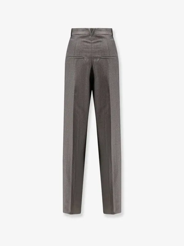 Bottega Veneta Wool And Mohair Pinstriped Trousers - Multicolor