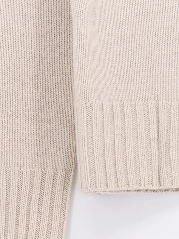 Max Mara Wool And Cashmere Turtleneck Sweater - Multicolor