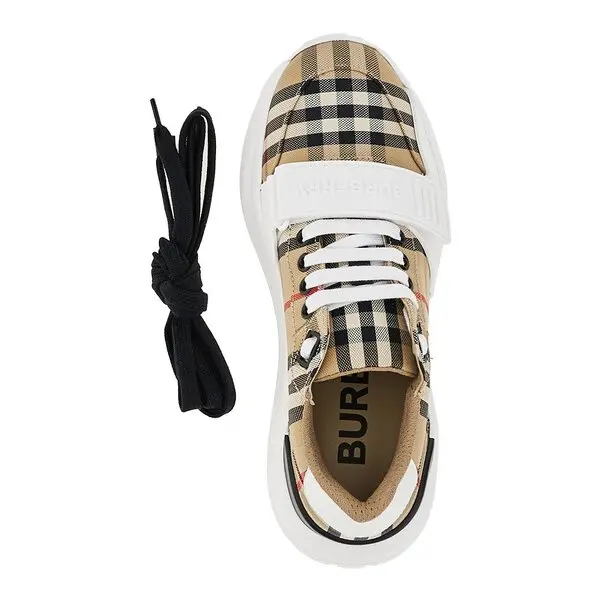 Burberry Check Cotton Sneakers