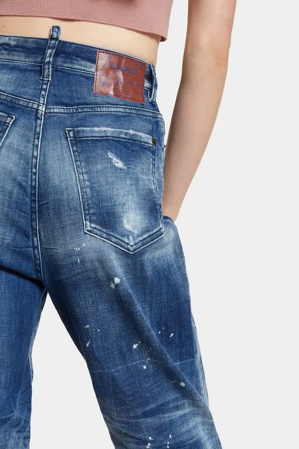 Dsquared2 Medium Filo Blu Wash 80's Jeans