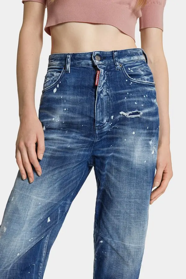 Dsquared2 Medium Filo Blu Wash 80's Jeans