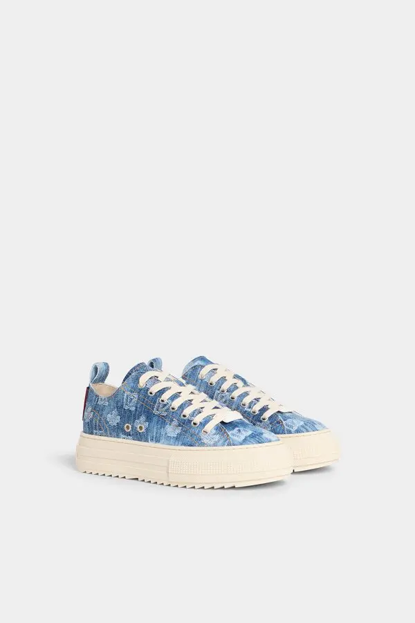 Dsquared2 Berlin Monogram Denim Sneakers
