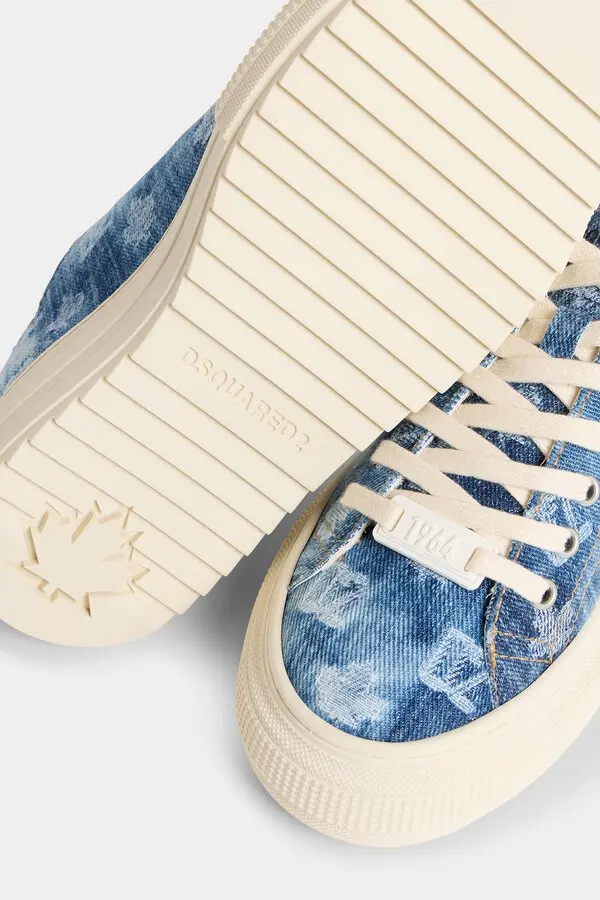 Dsquared2 Berlin Monogram Denim Sneakers