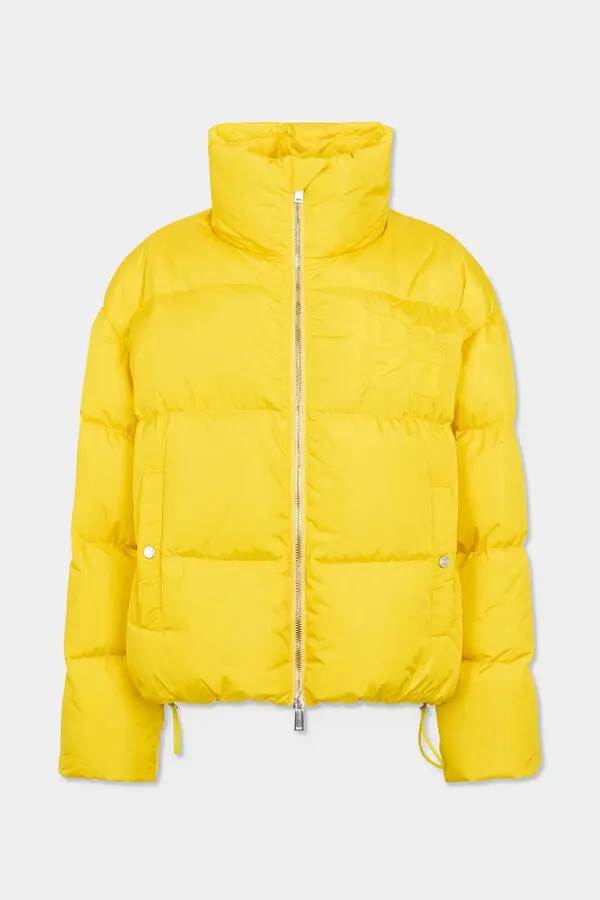 Dsquared2 Upside Down Puffer Jacket - Yellow