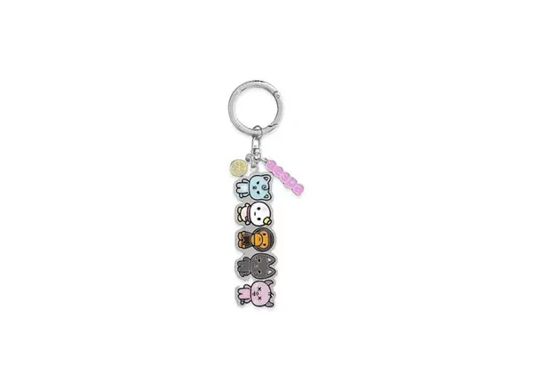 A BATHING APE X Aespa Metal Keychain