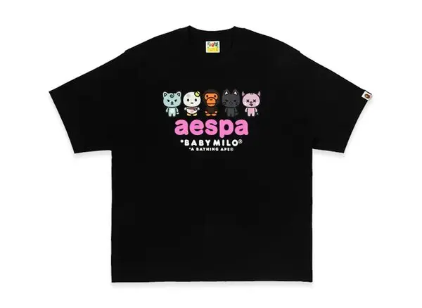A BATHING APE X Aespa Baby Milo Relaxed Fit T-shirt