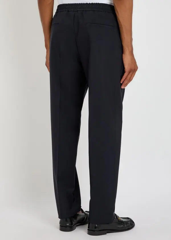 Valentino Garavani Straight-leg Wool-blend Trousers