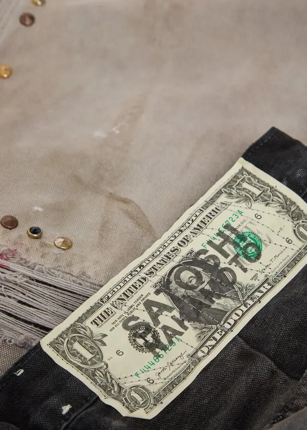 SATOSHI NAKAMOTO Danny's Distressed Denim Shorts