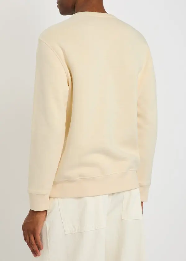 Gant Yale Appliquéd Cotton-blend Sweatshirt