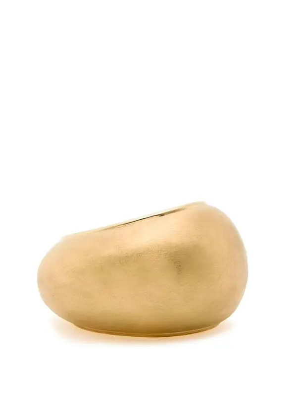 Jacquemus Sculptural Oval Cuff Bracelet - Gold