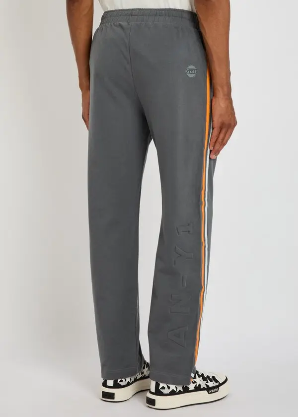 AN-Y1 Vice Straight-leg Stretch-cotton Track Pants