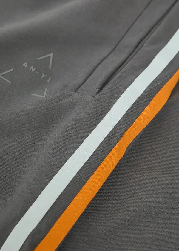 AN-Y1 Vice Straight-leg Stretch-cotton Track Pants