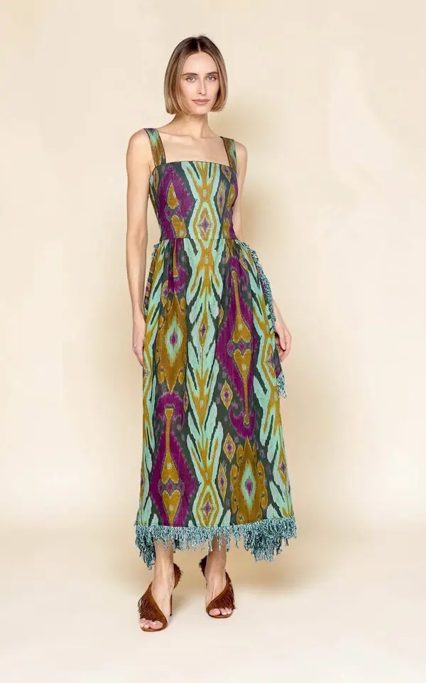 Lena Hoschek Medina Cotton Midi Dress