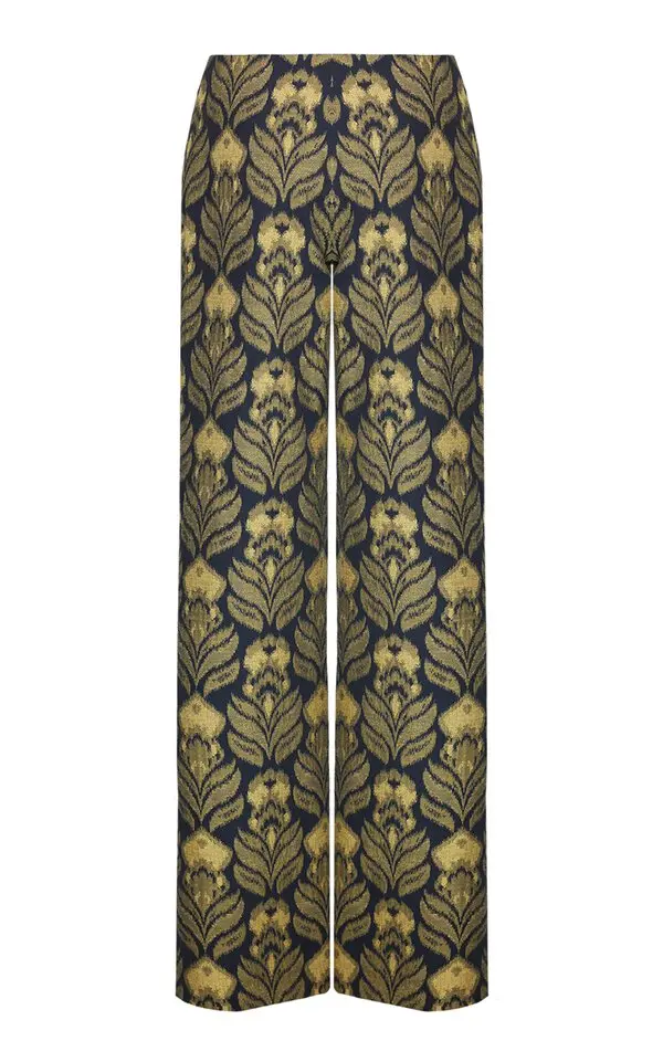 Lena Hoschek Silk Road Cotton-blend Pants