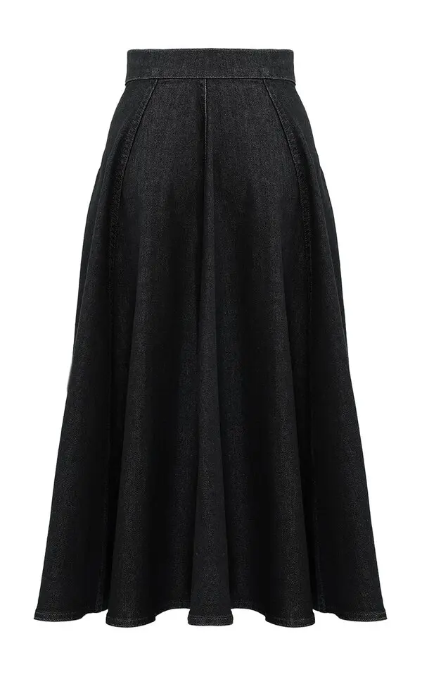Lena Hoschek Labour Cotton-blend Midi Skirt