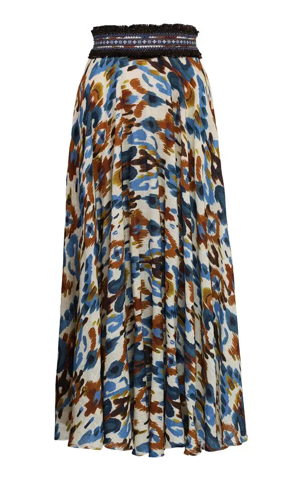 Lena Hoschek Maeve Cotton Maxi Skirt