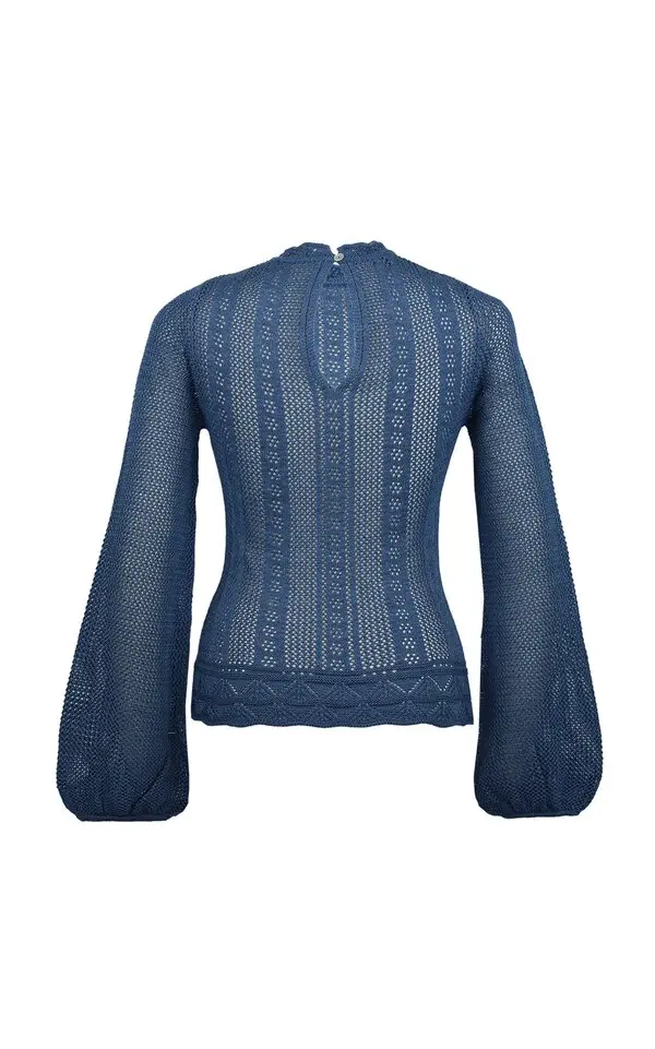 Lena Hoschek Affaire Cotton-blend Knitted Top