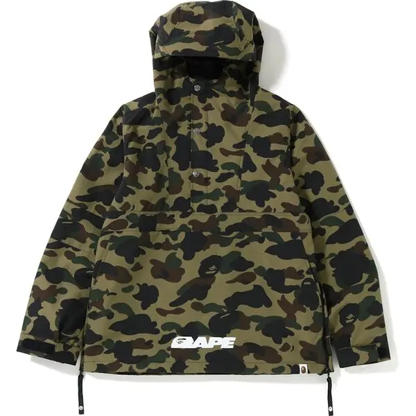 A BATHING APE 1st Camo Block Pullover Jacket