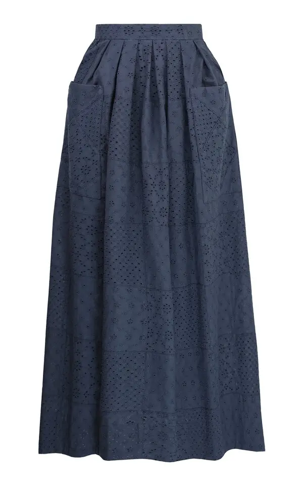 Lena Hoschek Masha Cotton Midi Skirt
