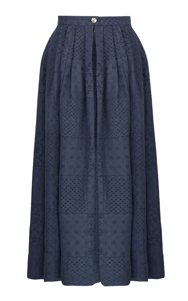 Lena Hoschek Masha Cotton Midi Skirt