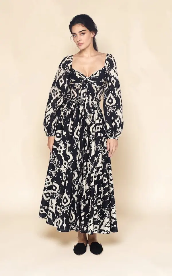 Lena Hoschek Vittoria Cotton Maxi Skirt