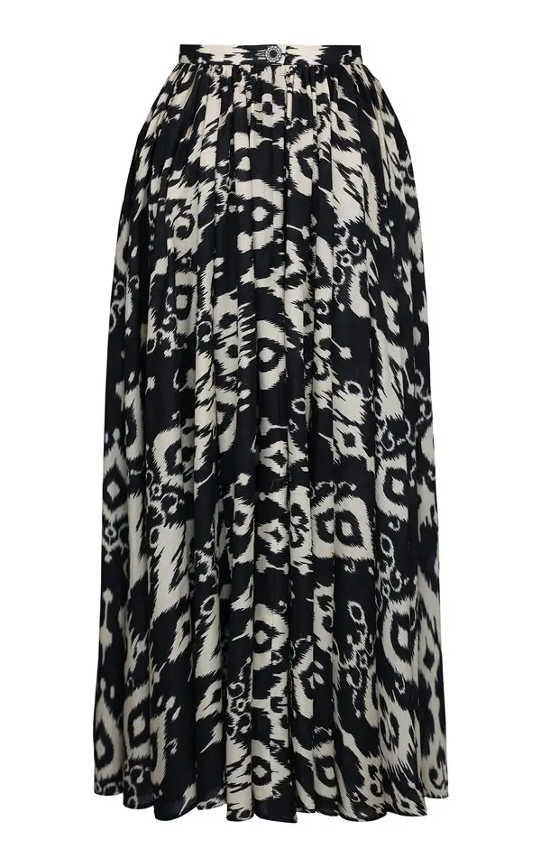 Lena Hoschek Vittoria Cotton Maxi Skirt