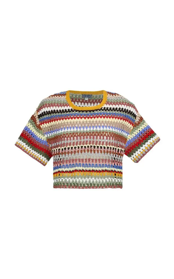 Lena Hoschek Tommy Cotton Crochet Top