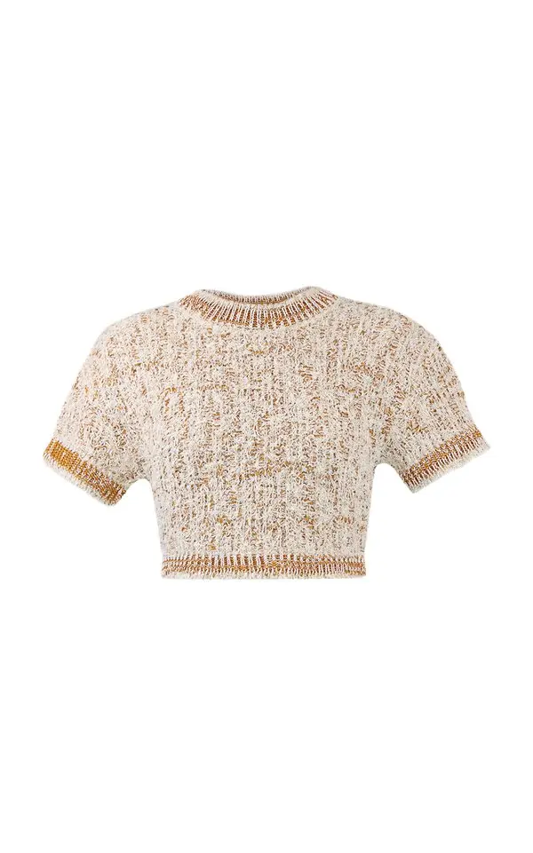 Lena Hoschek Spirit Cotton-blend Knit Top - Multi