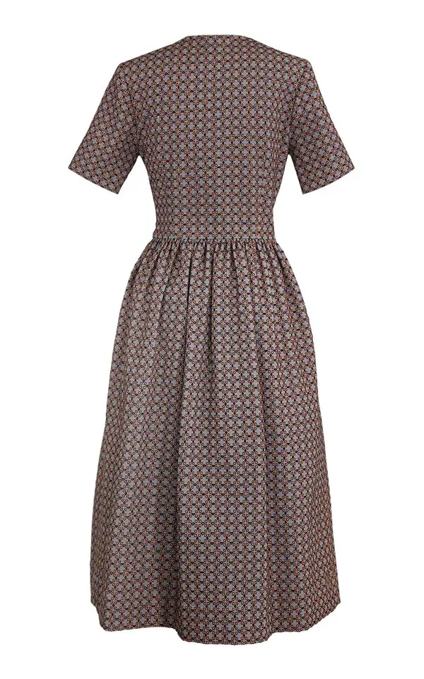 Lena Hoschek Maxima Cotton-blend Midi Dress - Print