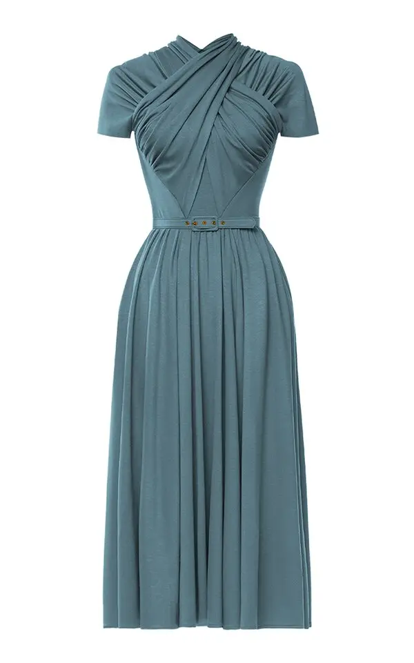 Lena Hoschek Nouvelle Grace Short Dress - Light Blue