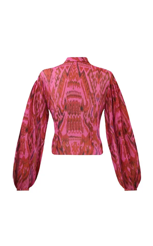 Lena Hoschek Wonderland Silk-blend Blouse