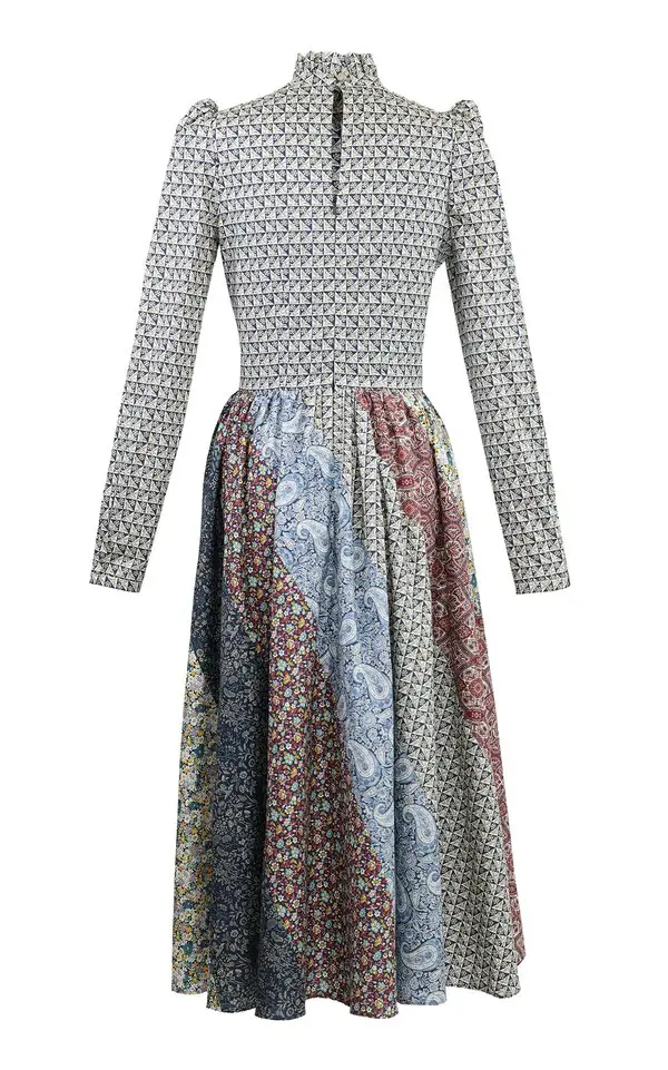 Lena Hoschek Vanderbilt Cotton Midi Dress
