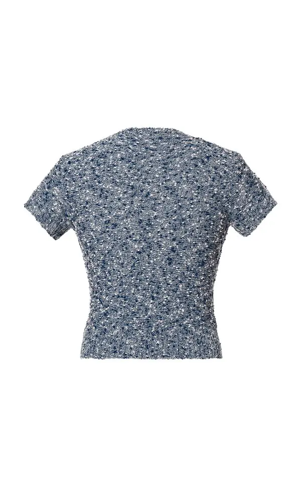 Lena Hoschek Devon Cotton-blend Knitted Top