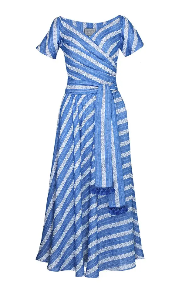 Lena Hoschek Dalila Cotton-blend Midi Dress