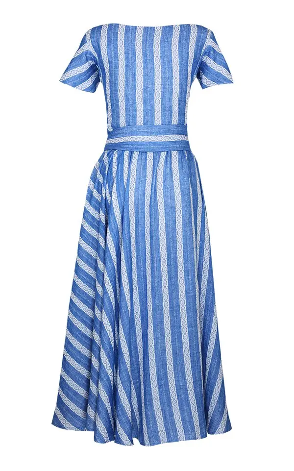 Lena Hoschek Dalila Cotton-blend Midi Dress