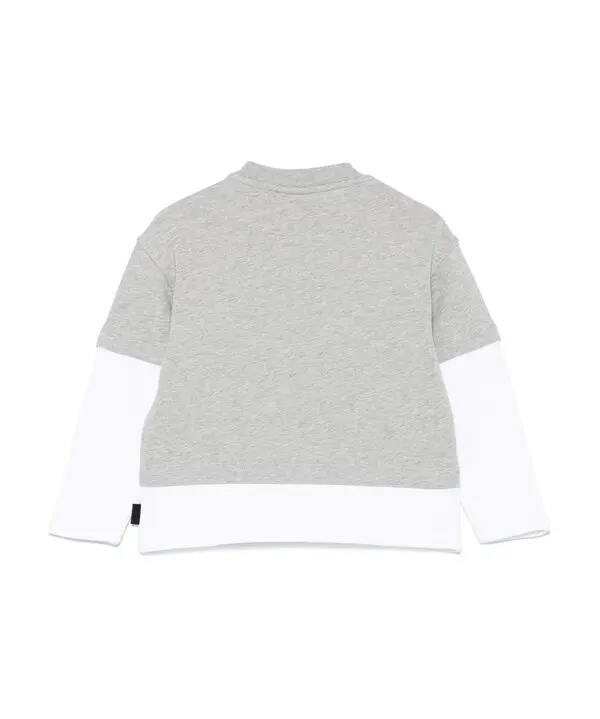 Aspesi Panelled Crewneck Sweatshirt
