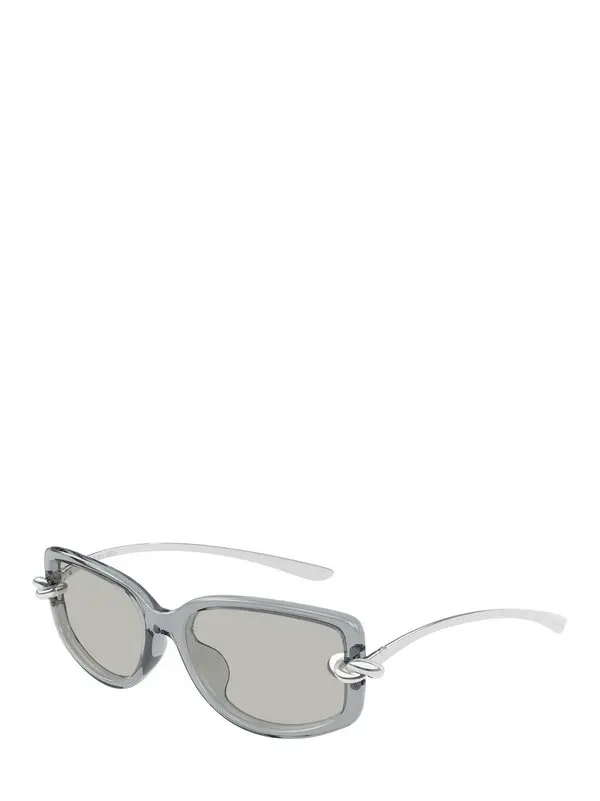 Bottega Veneta Knot Rectangular Sunglasses