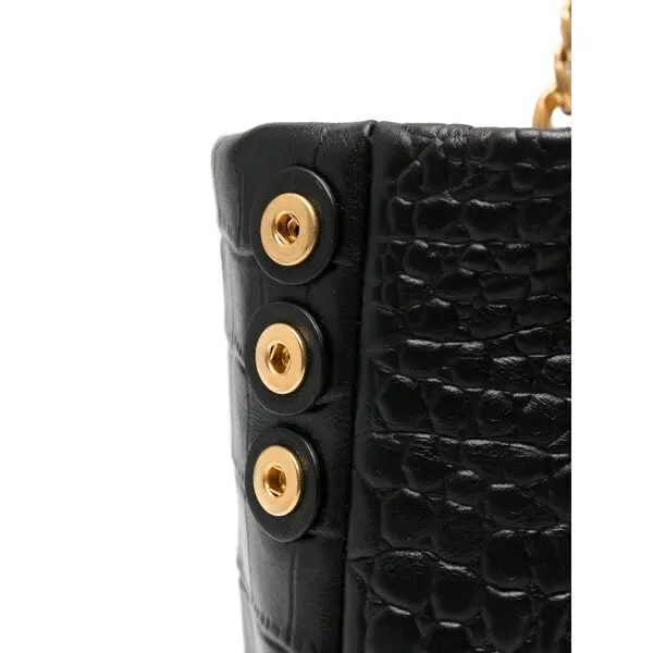 Balmain Embossed Top Handle Bag