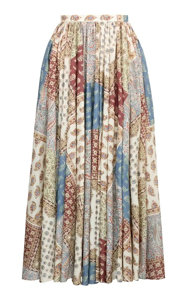 Lena Hoschek Vittoria Cotton Midi Skirt