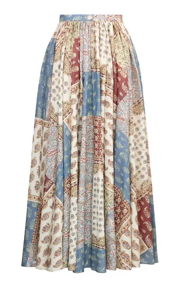 Lena Hoschek Vittoria Cotton Midi Skirt