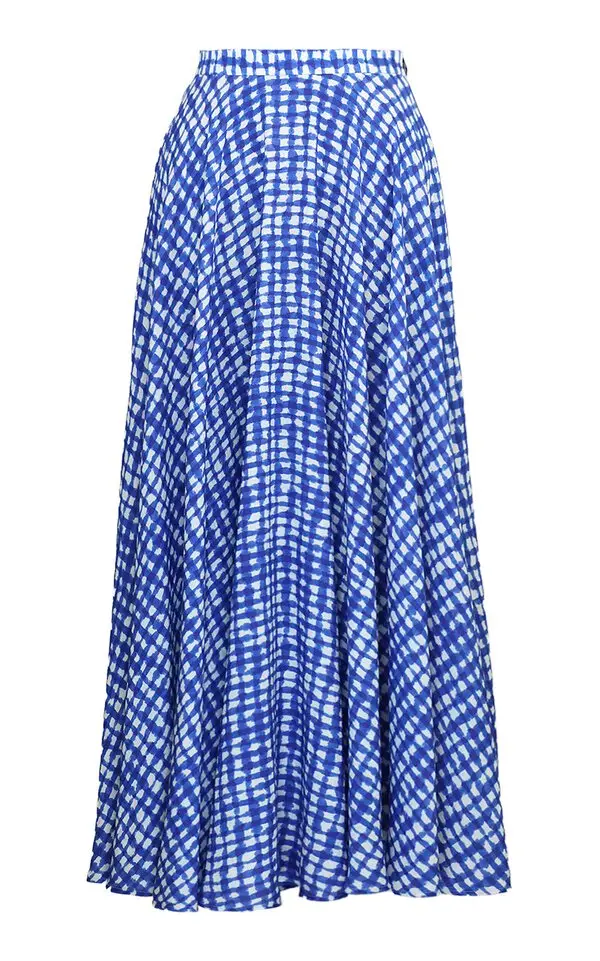 Lena Hoschek Country House Cotton-blend Maxi Skirt