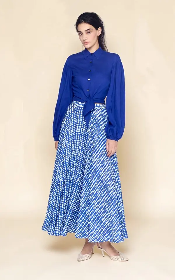 Lena Hoschek Country House Cotton-blend Maxi Skirt