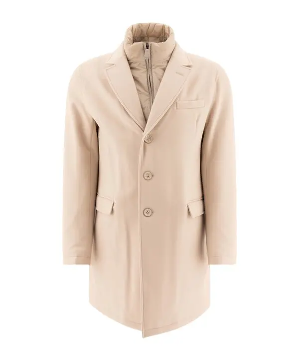 Herno Single-breasted High-neck Coat